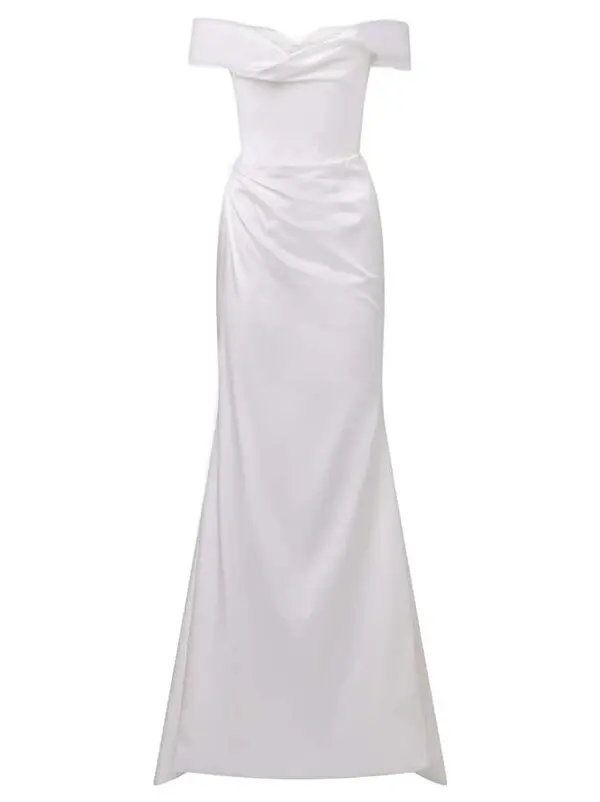 VIVIENNE WESTWOOD Bridal Nova Cora Satin Corset Gown - White