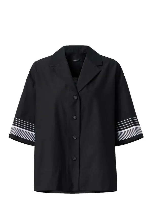 JOSEPH Cotton And Silk Shirt - Black