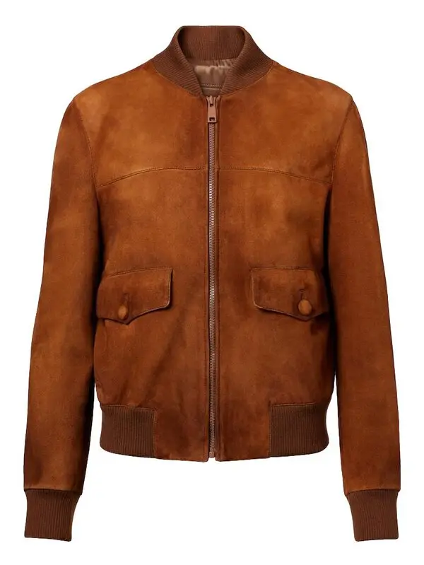 Prada Suede Blouson - Brown