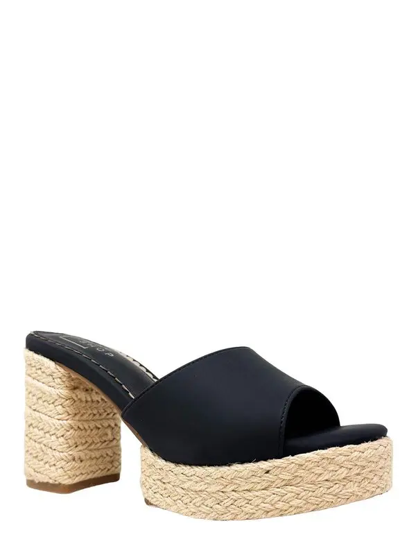 SHU SHOP Elvira Platform Slide Sandal - Black