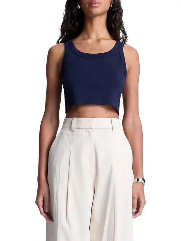A.L.C. Halsey Crop Tank - Maritime Navy