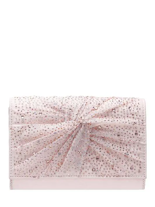Nina Zoria Clutch - Pearl Rose