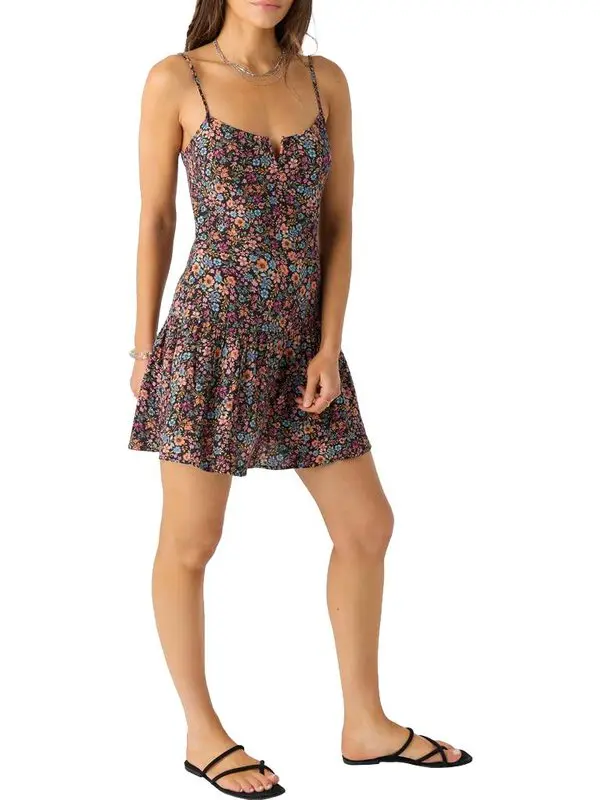 O'Neill Floral Mini Dress - Black