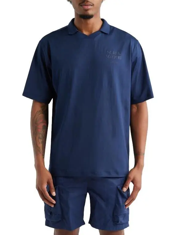 SANTO STUDIO Take Risks Club Polo - Navy