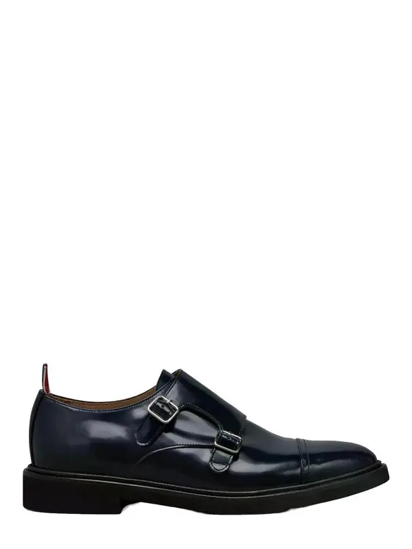 Thom Browne Leather Oxford Shoes - Blue