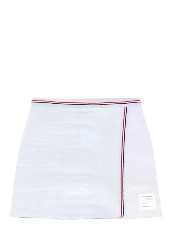 Thom Browne Cotton Mini Skirt - Blue