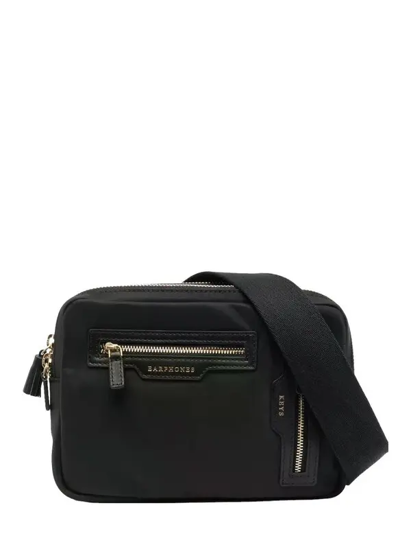 ANYA HINDMARCH Logo Crossbody Bag - Black