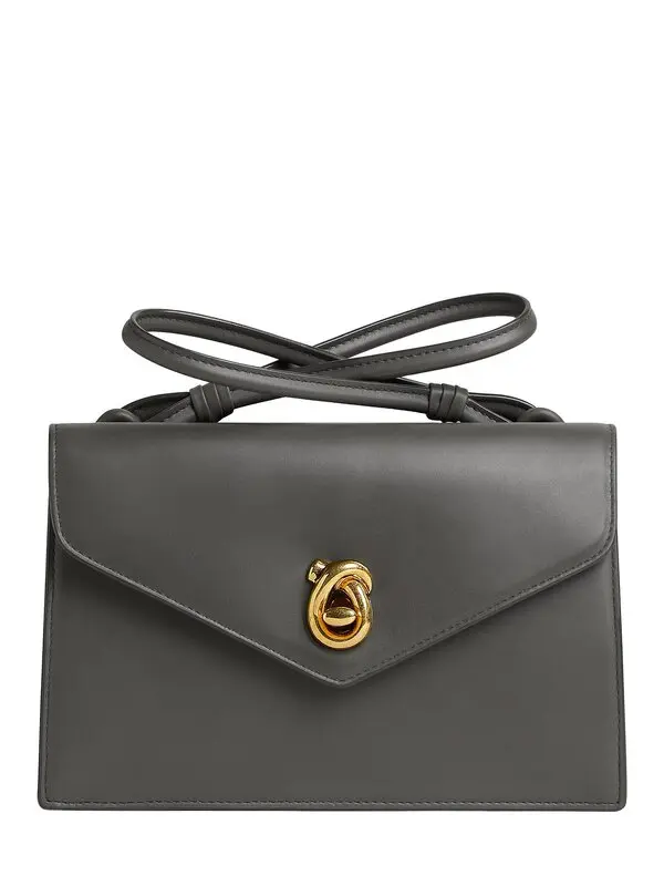 BOTTEGA  VENETA Nodo Piano Shoulder Bag - Lapilli