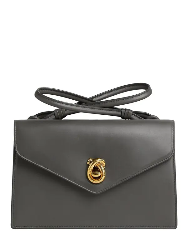 Bottega Veneta Nodo Piano Shoulder Bag - Lapilli