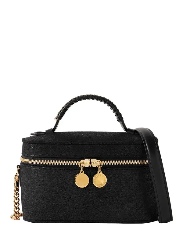 Stella McCartney Falabella Chain-embellished Shoulder Bag - Black