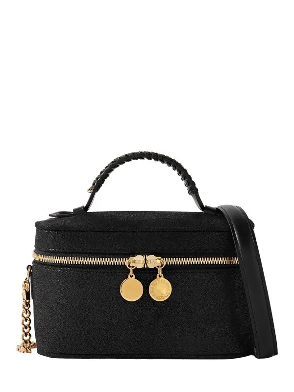 Stella McCartney Falabella Chain-embellished Shoulder Bag - Black
