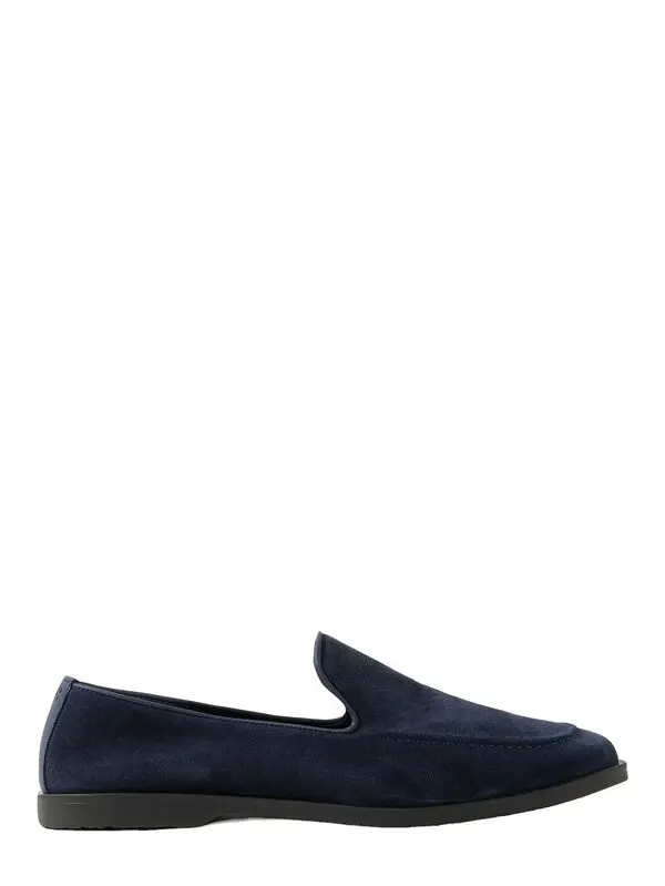 George Cleverley Cornwall Suede Loafers - Blue