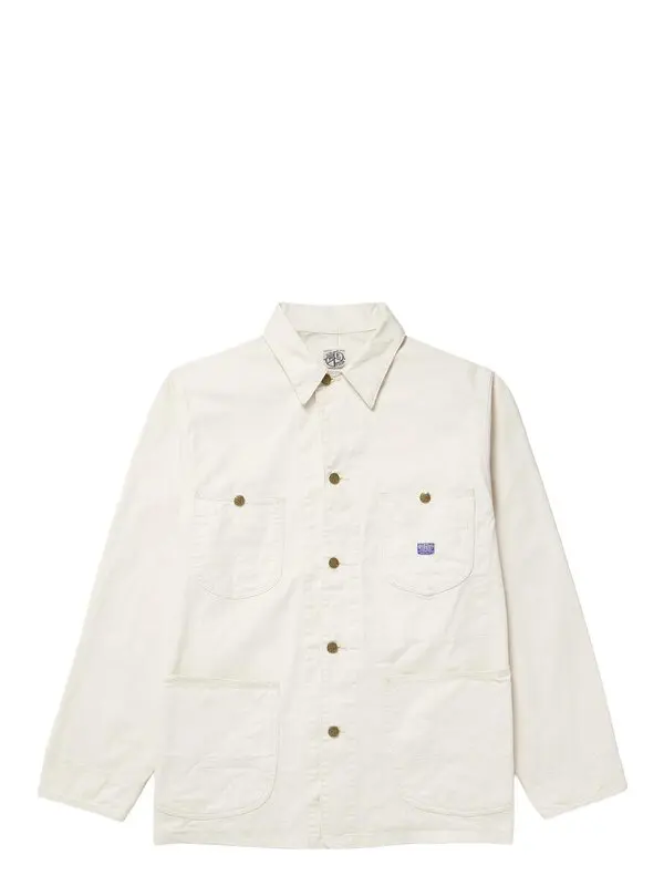Kapital Rough-face Printed Cotton-twill Overshirt - Neutrals
