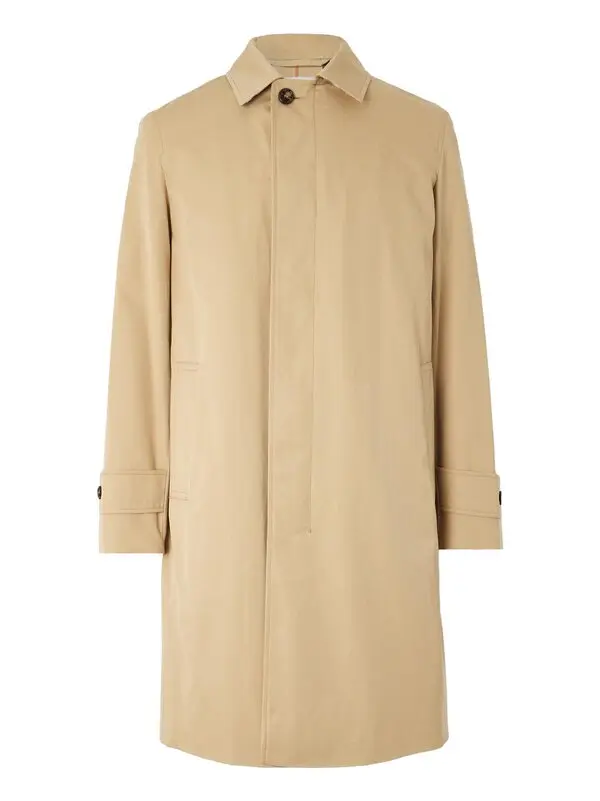 Burberry Coated-cotton Trench Coat - Neutrals