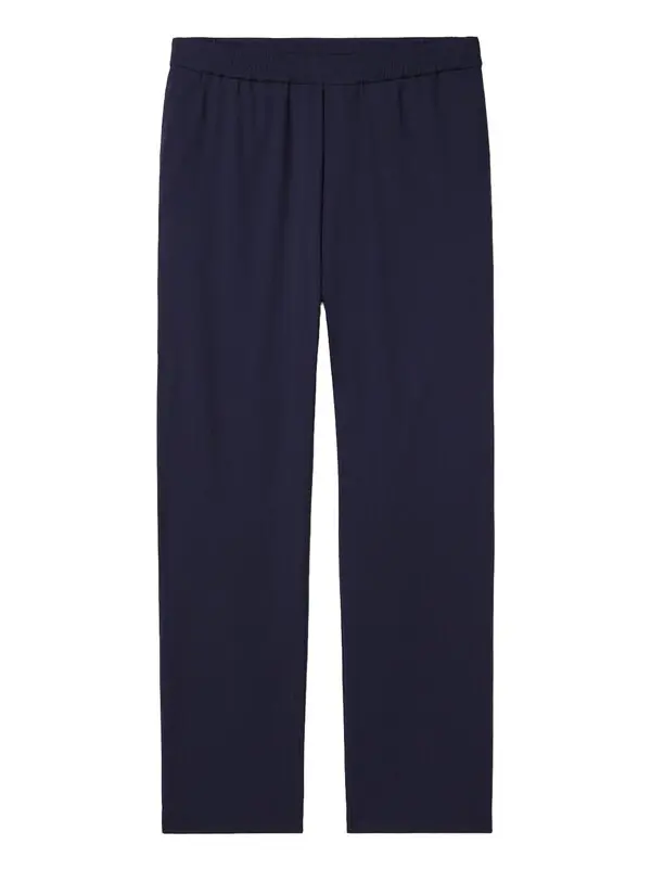 Barena Venezia Bativoga Straight-leg Wool Trousers - Blue