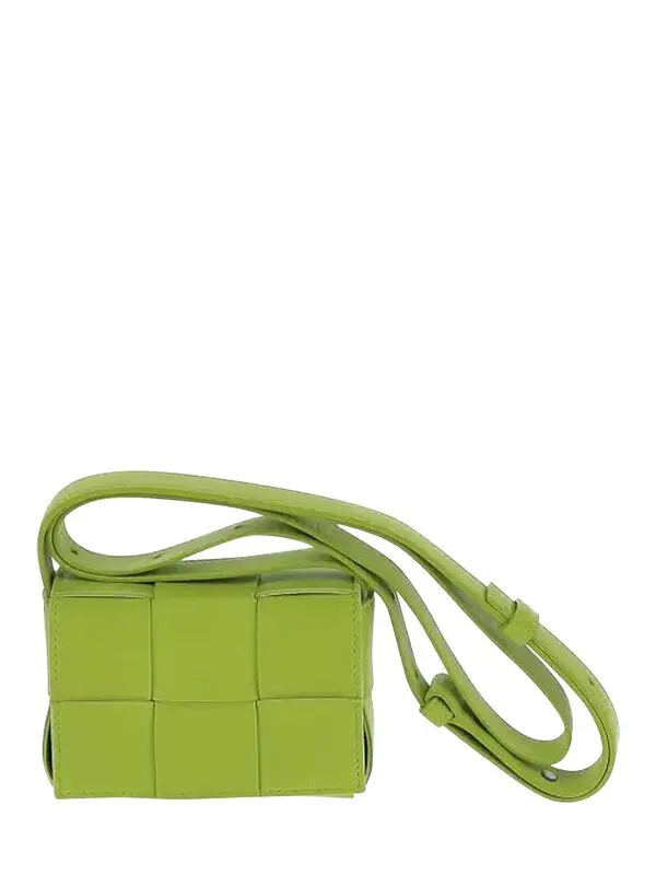 Bottega Veneta Mini Cassette Crossbody Bag - Green
