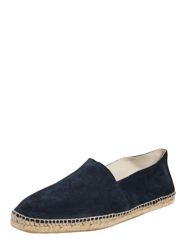 Manebí Suede Square Toe Espadrilles - Suede Patriot Blue