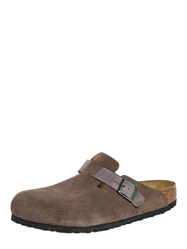 BIRKENSTOCK Boston Clogs - Concrete Grey/iron