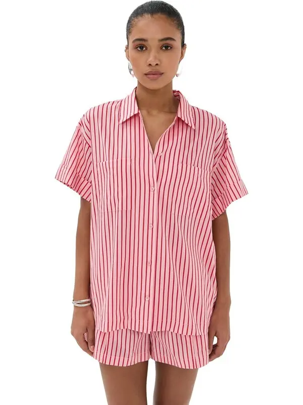Staud Channing Top - Montauk Stripe