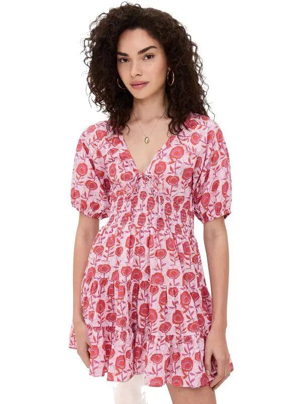 Saylor Greyson Batik Mini Dress - Multi