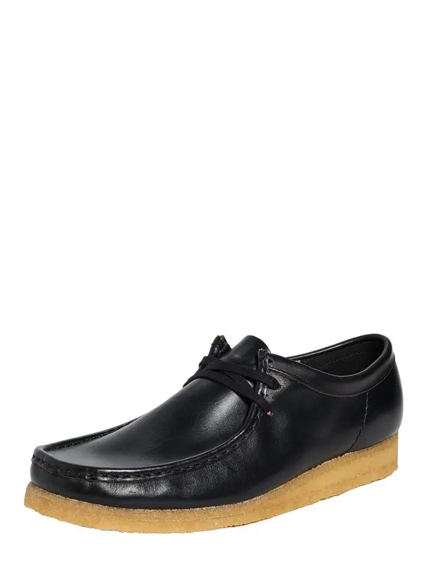 Clarks Leather Wallabee - Black Smooth Leather