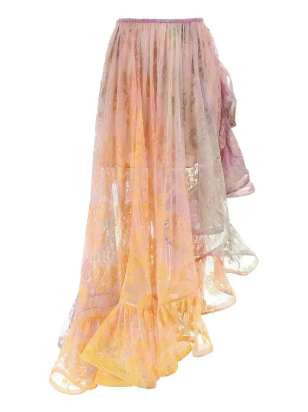 Zimmermann Billow Maxi Skirt - Pink