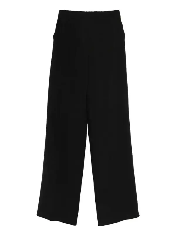 BLANCA VITA Linen Trousers - Black