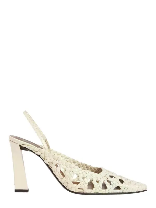 GIUSEPPE ZANOTTI 90mm Brendha Caged Pumps - White