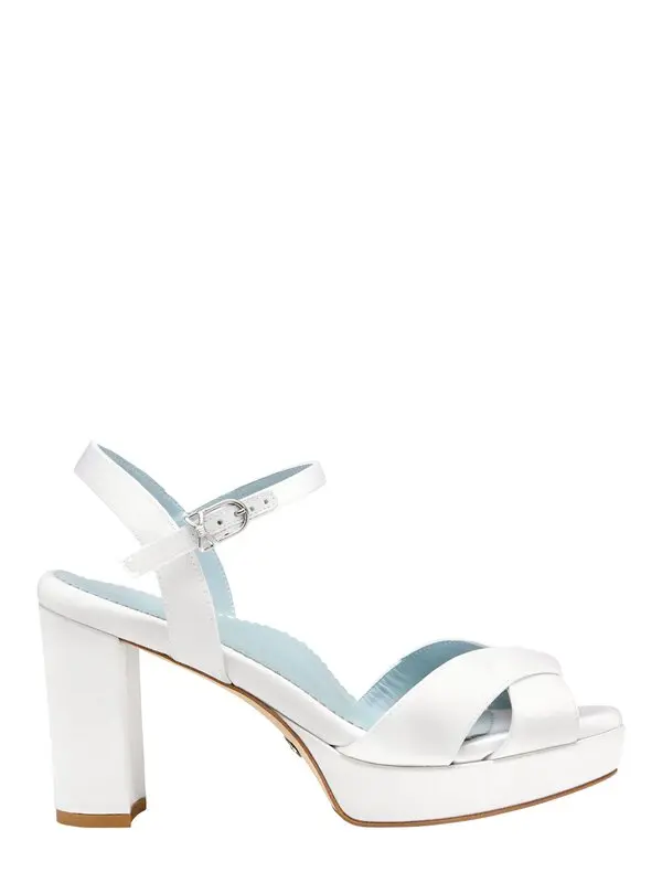 Sarah Flint Perfect Crossover Platform 80 - White Satin