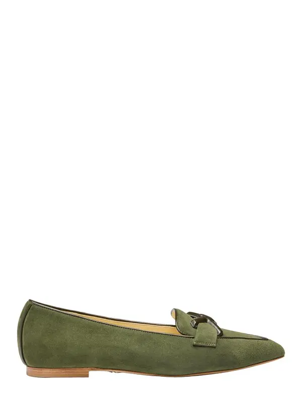 Sarah Flint Mirjana Loafer - Olive Suede