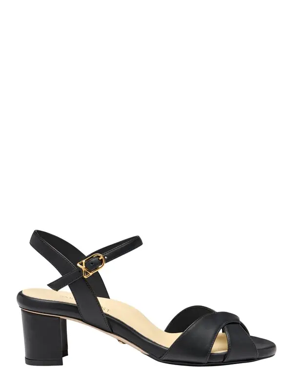 Sarah Flint Perfect Crossover Sandal 50 - Black Calf