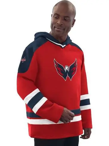 STARTER Washington Capitals Hockey Pullover Hoodie By - Red