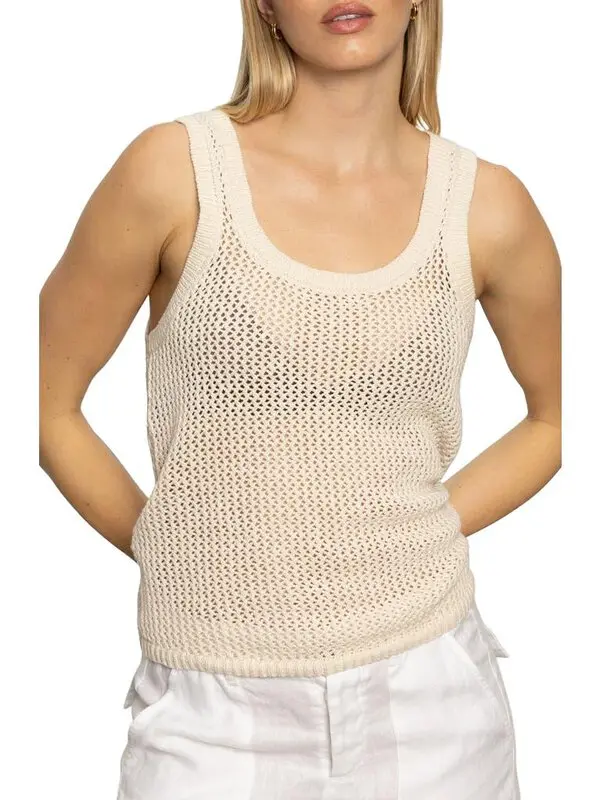 Sanctuary Cotton Sweater Tank - Macrame