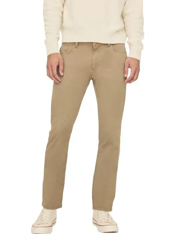 Warp + Weft Slim Fit Twill Pants - Hazelnut