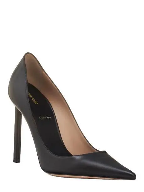 TOM FORD Betty Pointed-toe Leather Pump - 1n001 Black