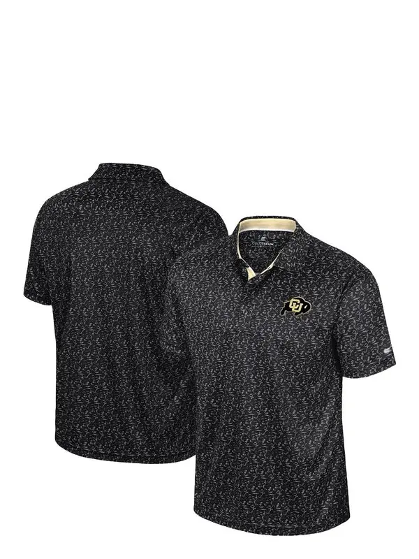 COLOSSEUM Colorado Buffaloes Sublimated Golf Polo - Black