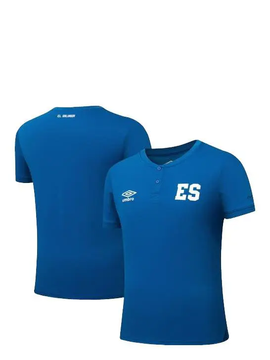 UMBRO El Salvador National Team Crew Neck Polo - Blue