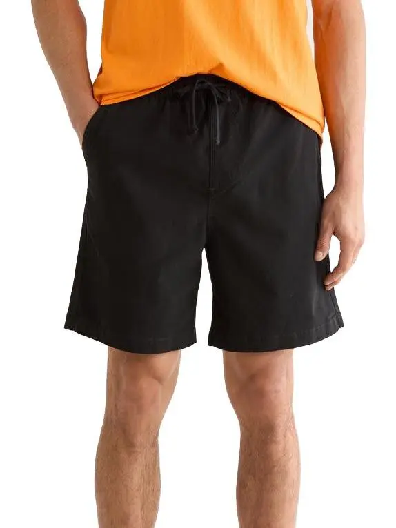 Quiksilver Taxer Stretch Drawstring Shorts - Black