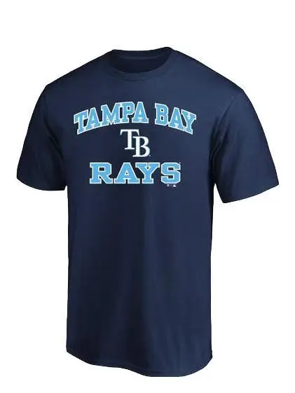 Profile Tampa Bay Rays Big & Tall Heart & Soul T-shirt - Navy