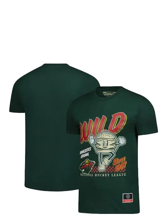 Mitchell & Ness Minnesota Wild Local Food T-shirt - Green
