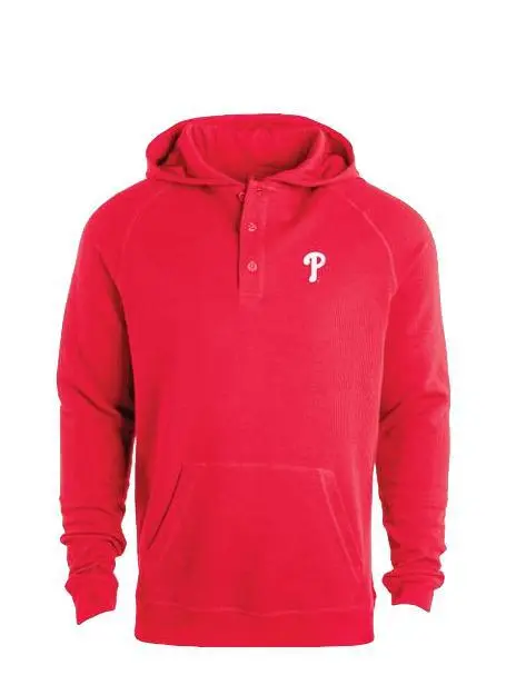 DUNBROOKE Philadelphia Phillies Lightweight Raglan Pullover Hoodie - Red