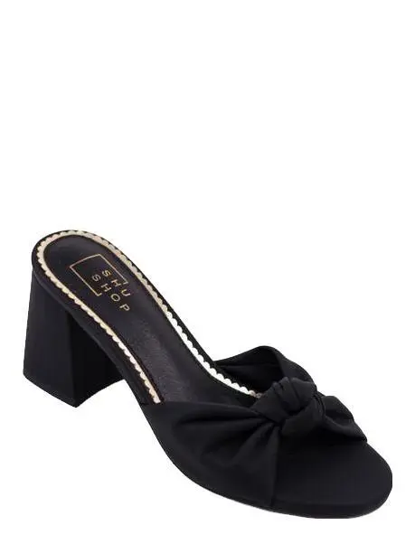 SHU SHOP Emily Block Heel Sandal - Black