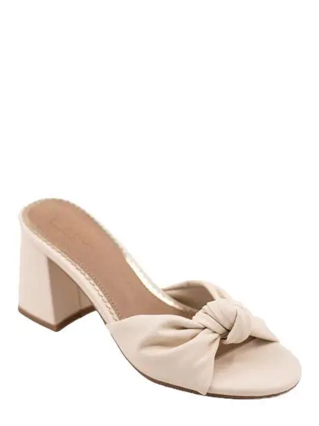 SHU SHOP Emily Block Heel Sandal - Bone