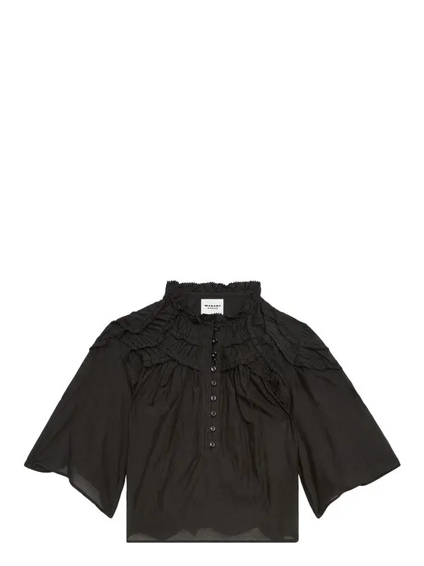 MARANT ETOILE Carmen Top - Black