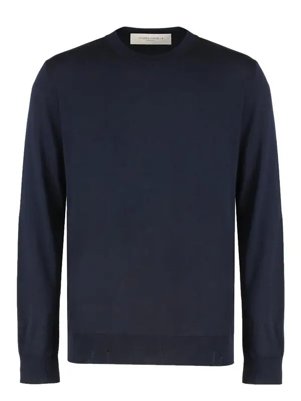 Golden Goose Deen Wool Sweater - Blue