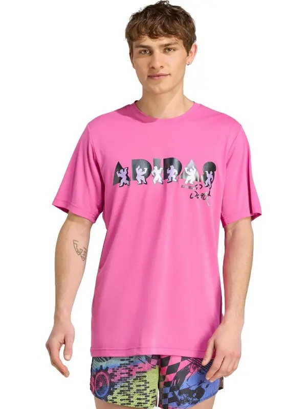 Adidas X Jeremy Scott Tee - Lucid Fuchsia