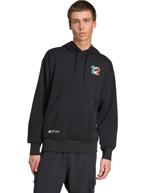 Adidas Mercedes-amg Petronas Formula One Team Kimi Antonelli Graphic Hoodie - Black