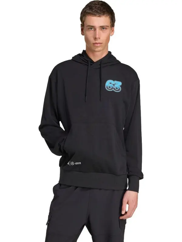 Adidas Mercedes-amg Petronas Formula One Team George Russell Graphic Hoodie - Black