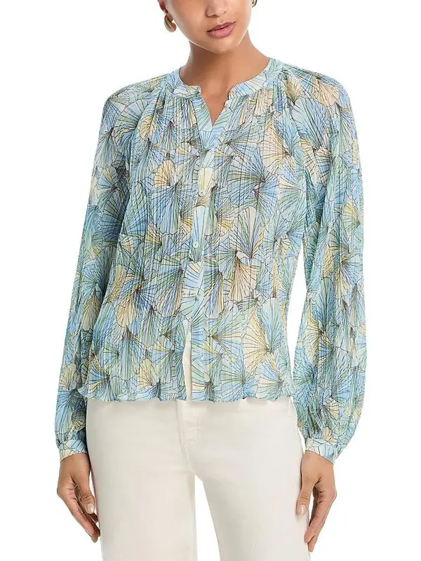 Veronica Beard Fennel Blouse - Powder Blue