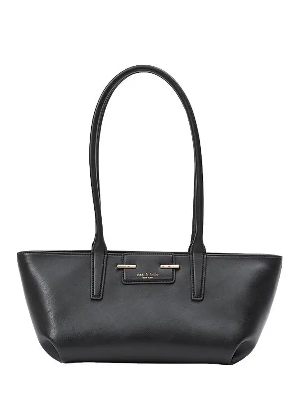 Rag & Bone Realm Leather Satchel - Black